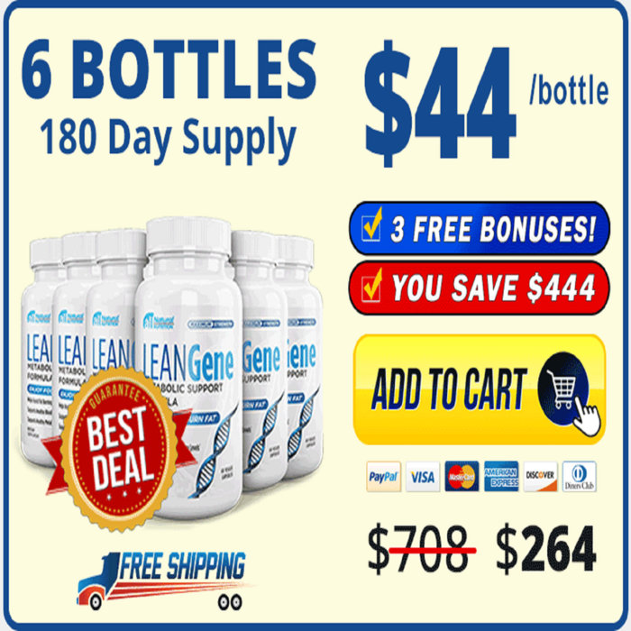 Lean Gene Reviews All You Need To Know About *Fat Burner Offers ...