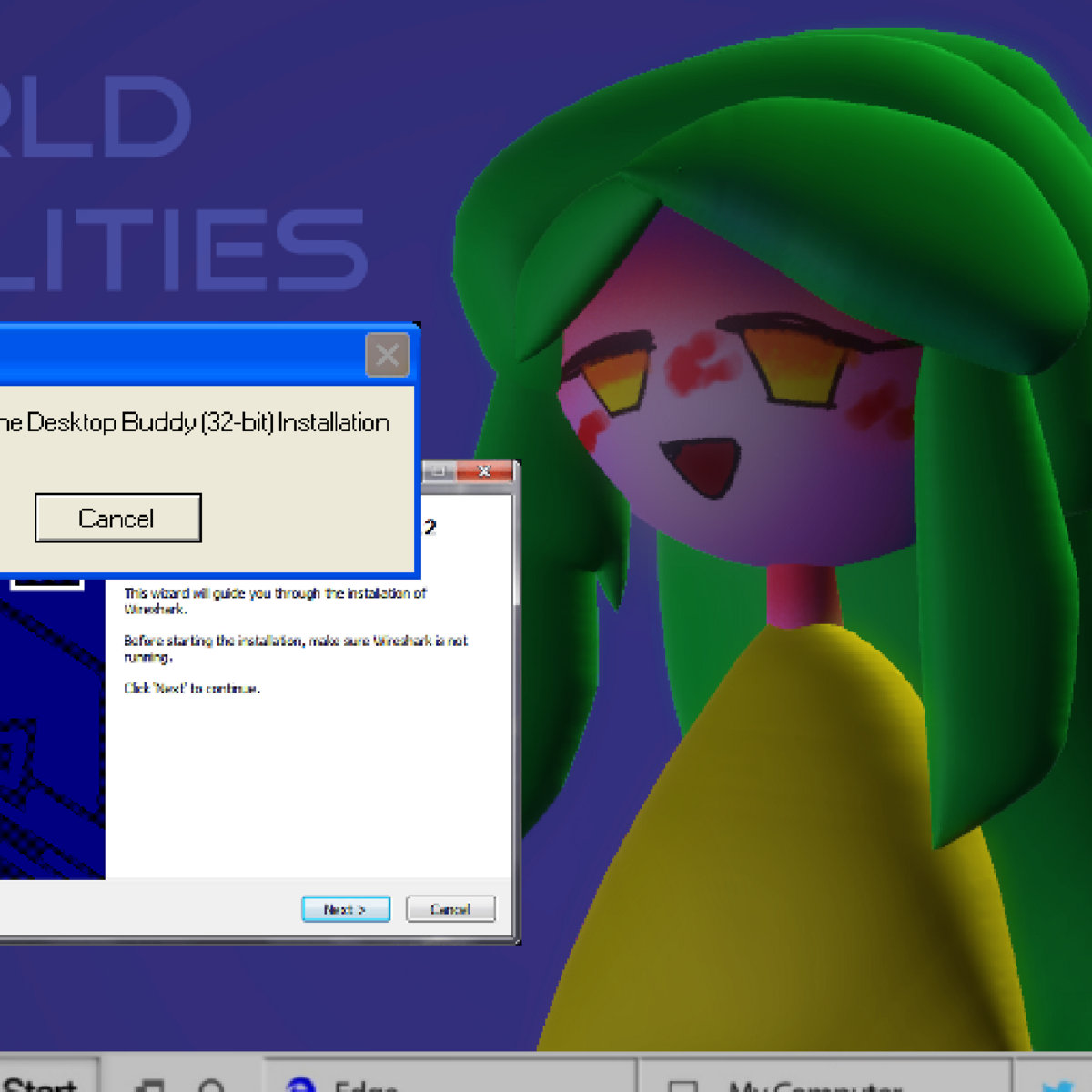 Anime girl desktop buddy - polavietnam