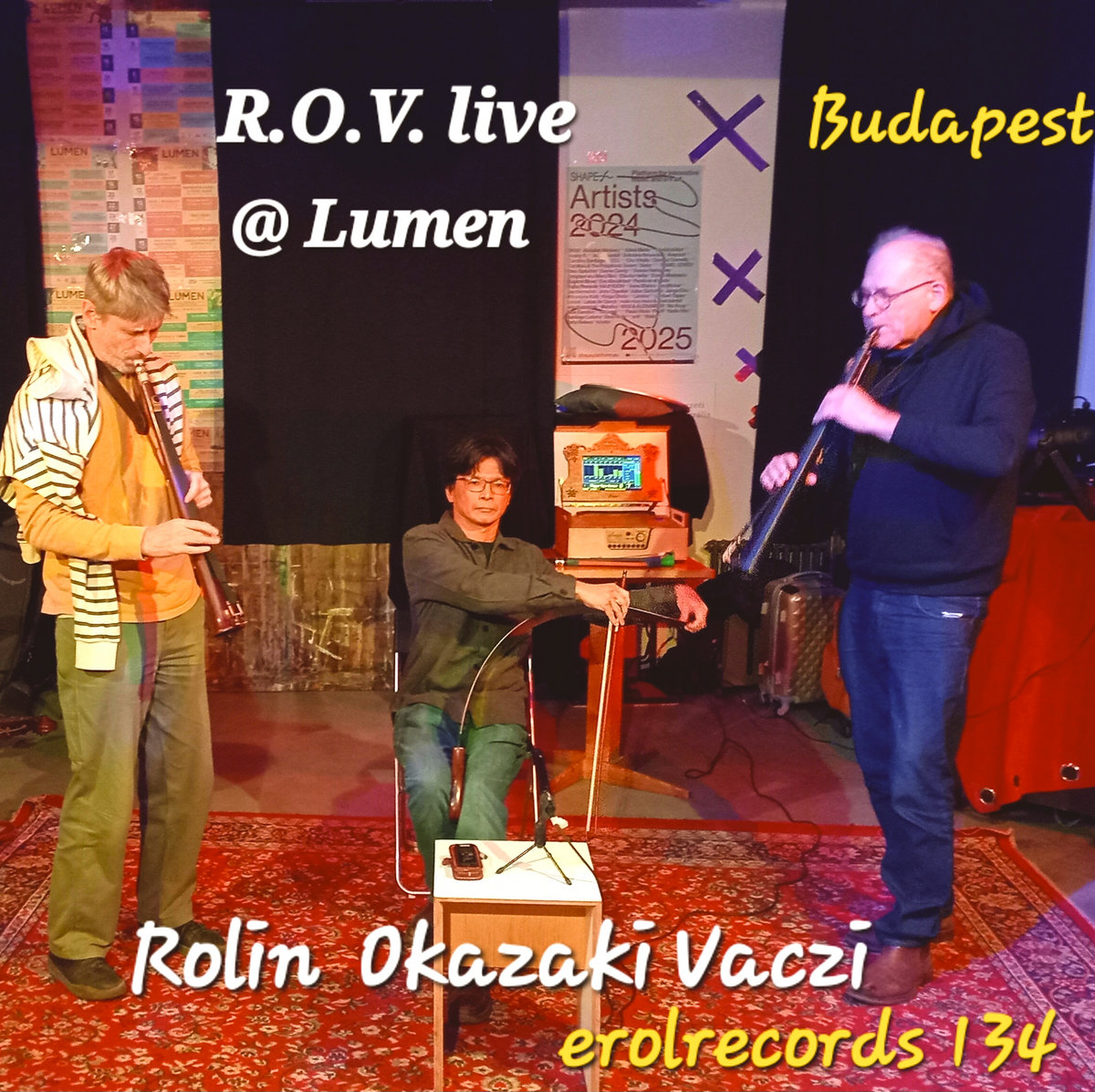 R.O.V. Trio Live @ Lumen Etienne Rolin Masato Okazaki Daniel Vaczi ...