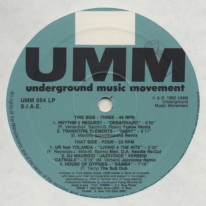 UMM The Remixes - UMM054LP | Transitive Elements | Enrico Mantini