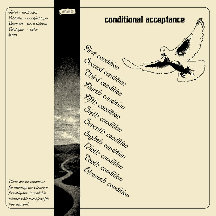 conditional acceptance | small ideas | MANGLED TAPES