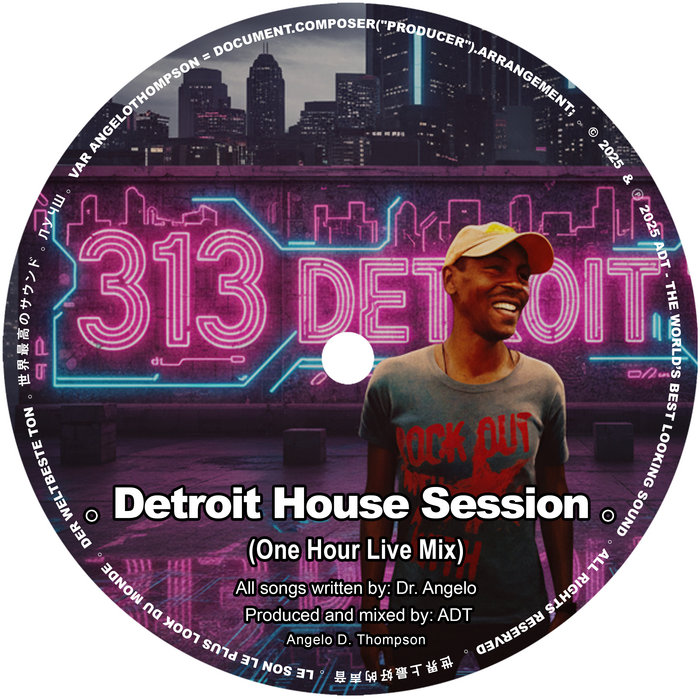 Detroit House Session | Dr. Angelo | ADT 。The worlds best looking sound