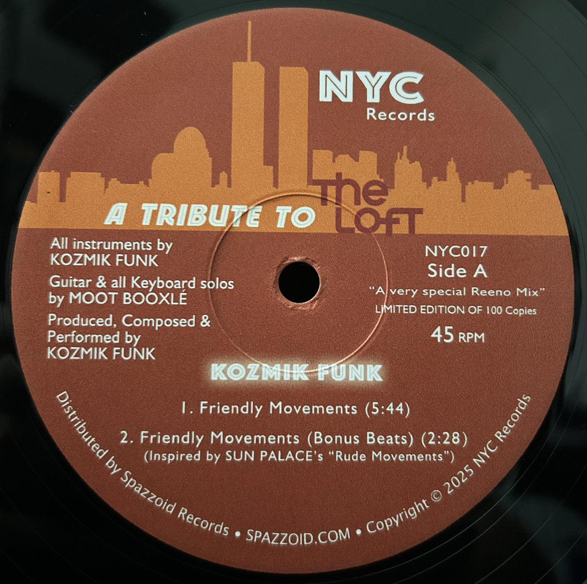 "A Tribute to The LOFT" | KOZMIK FUNK/CONSTELLATION | NYC RECORDS (The ...