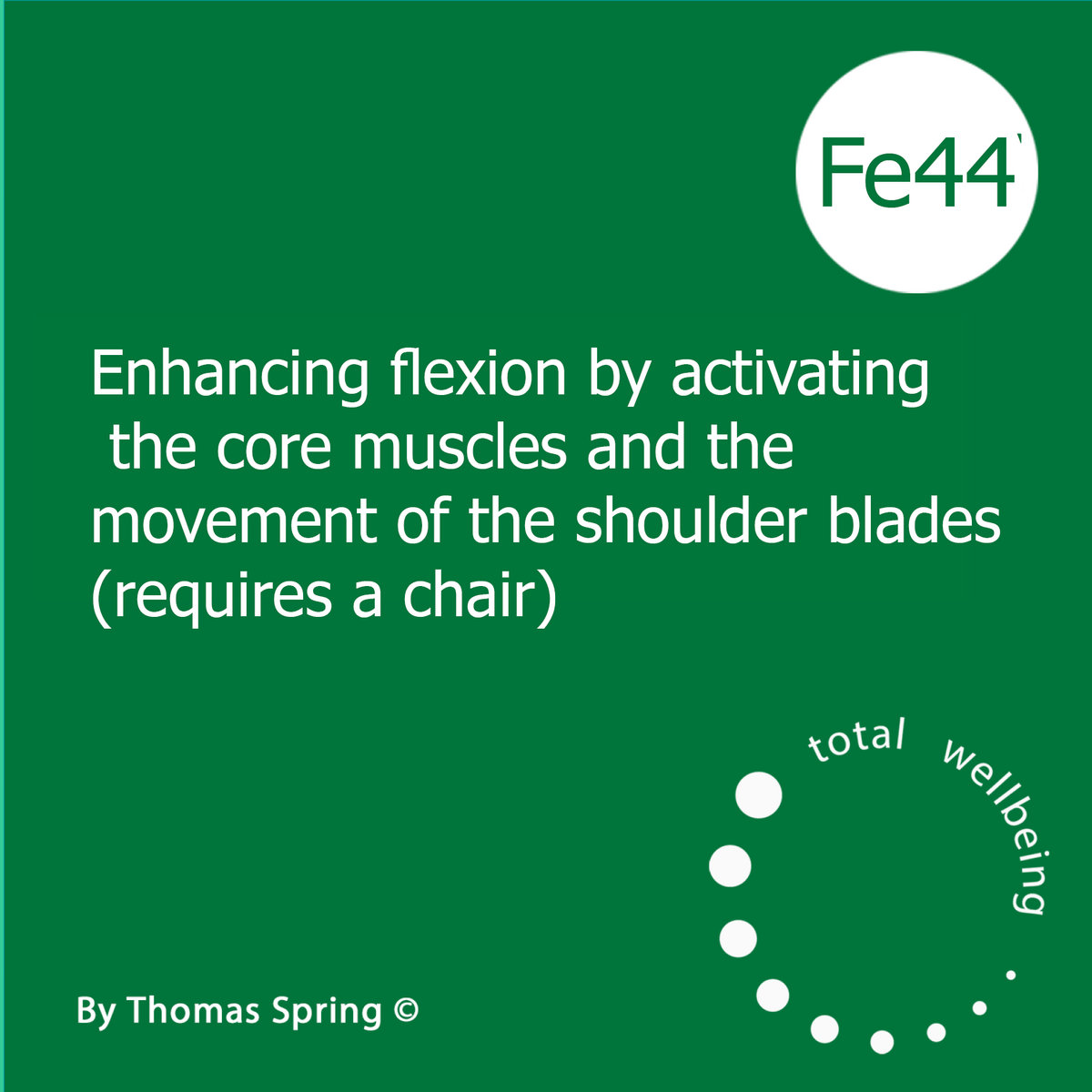 Fe44 Enhancing flexion by activating the core muscles and the movements ...