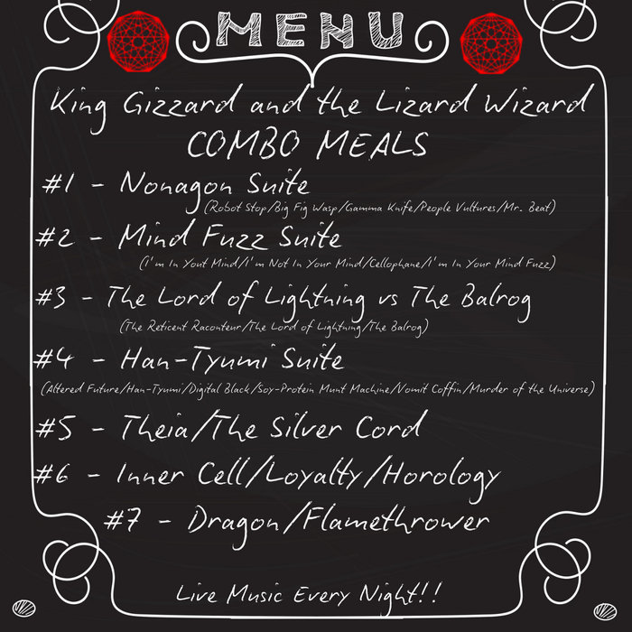 King Gizzard and the Lizard Wizard - Combo Meals | King Gizzard and the ...