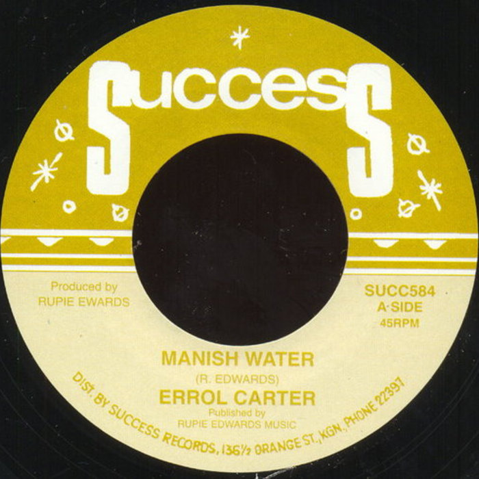 Manish Water / Bada Dub (7" 45RPM) | ERROL CARTER (FLABBA HOLT ...
