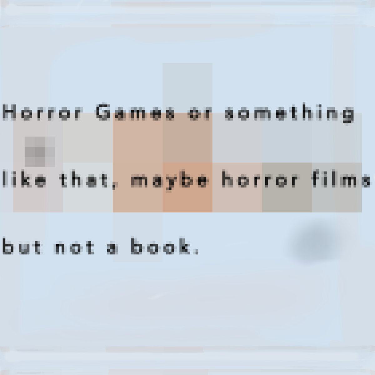 Horror Games or something like that, maybe horror films but not a book ...
