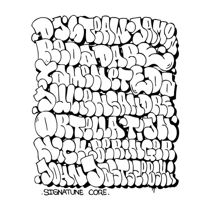 John In Bubble Letters