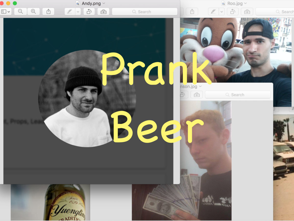 prank beer | airlines