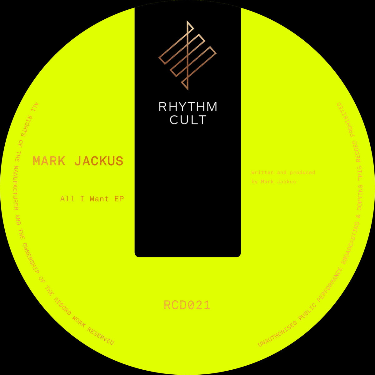 All I Want | Mark Jackus | Rhythm Cult