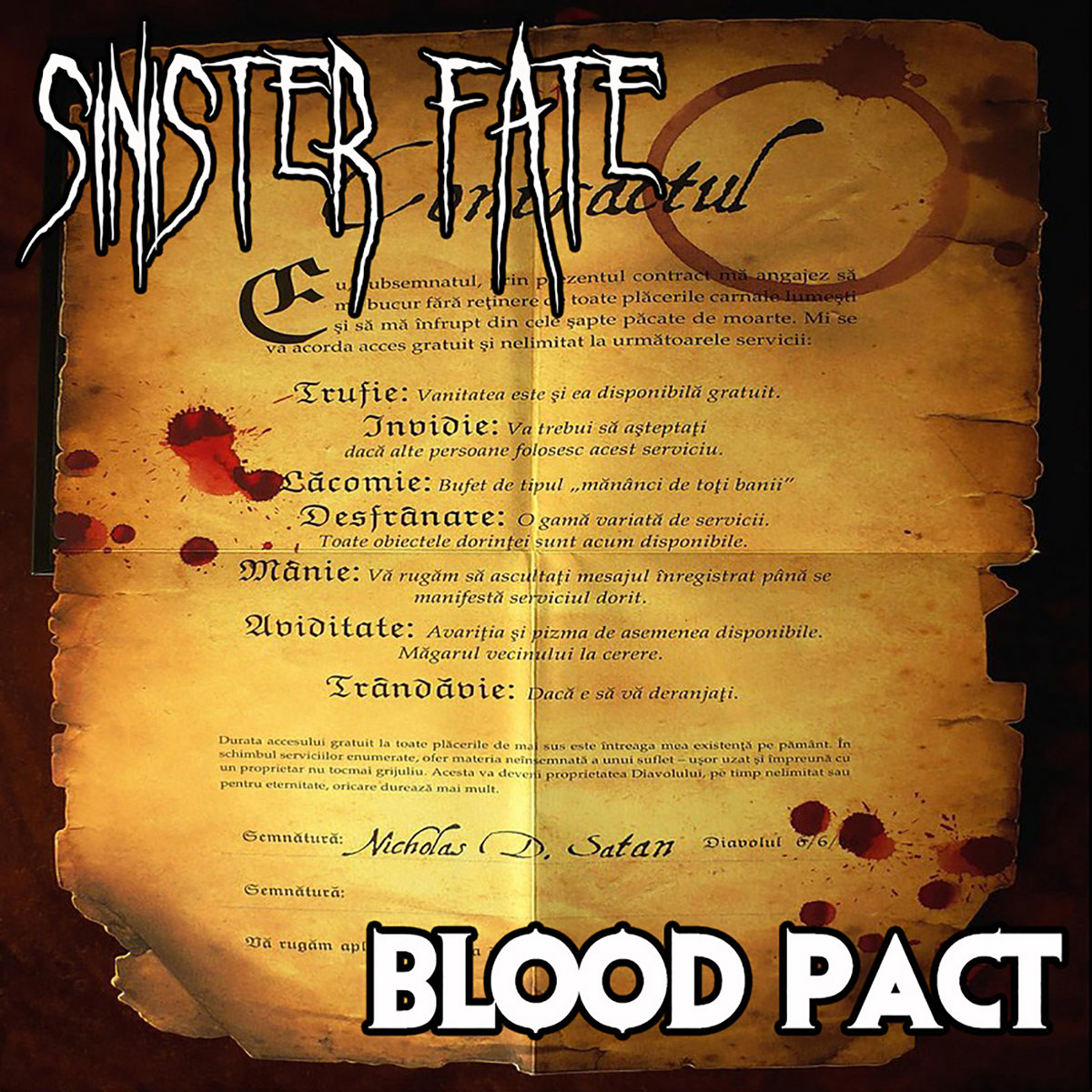 Blood Pact | SINISTER FATE