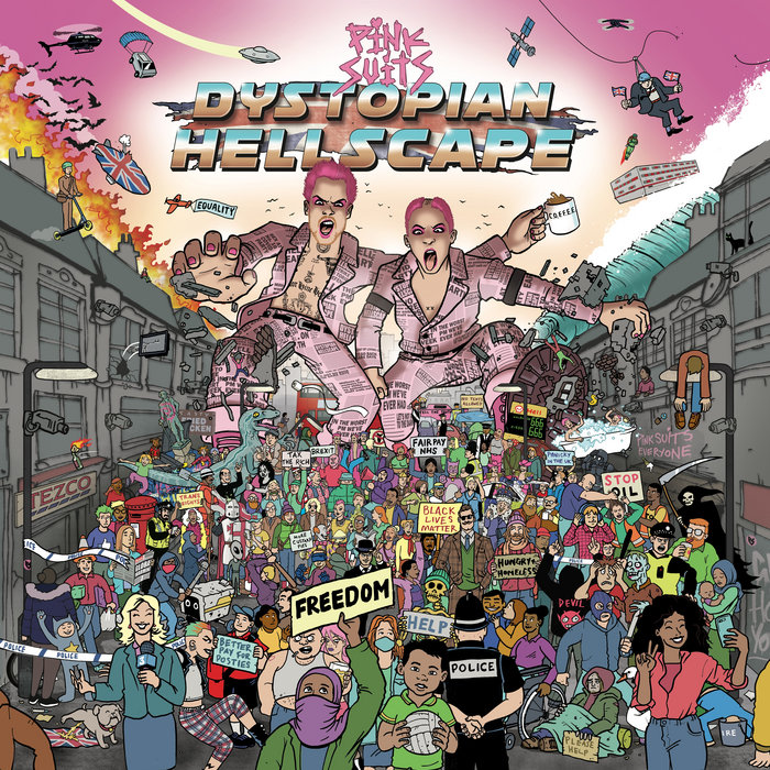 Dystopian Hellscape | pink suits