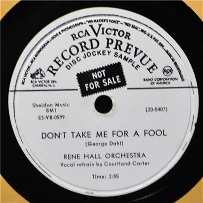 Dont Take Me For A Fool Two Guitar Boogie | René Hall's Orchestra