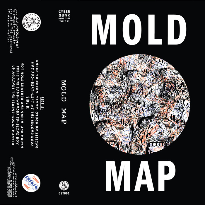 Mold Map - Cyber Gunk | Mold Map | Open Source Tapes LLC.