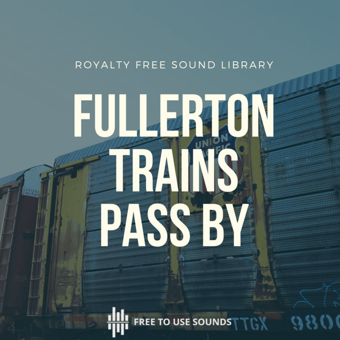 Freight Train Sound Effects | USA Train Station Ambience | freetousesounds