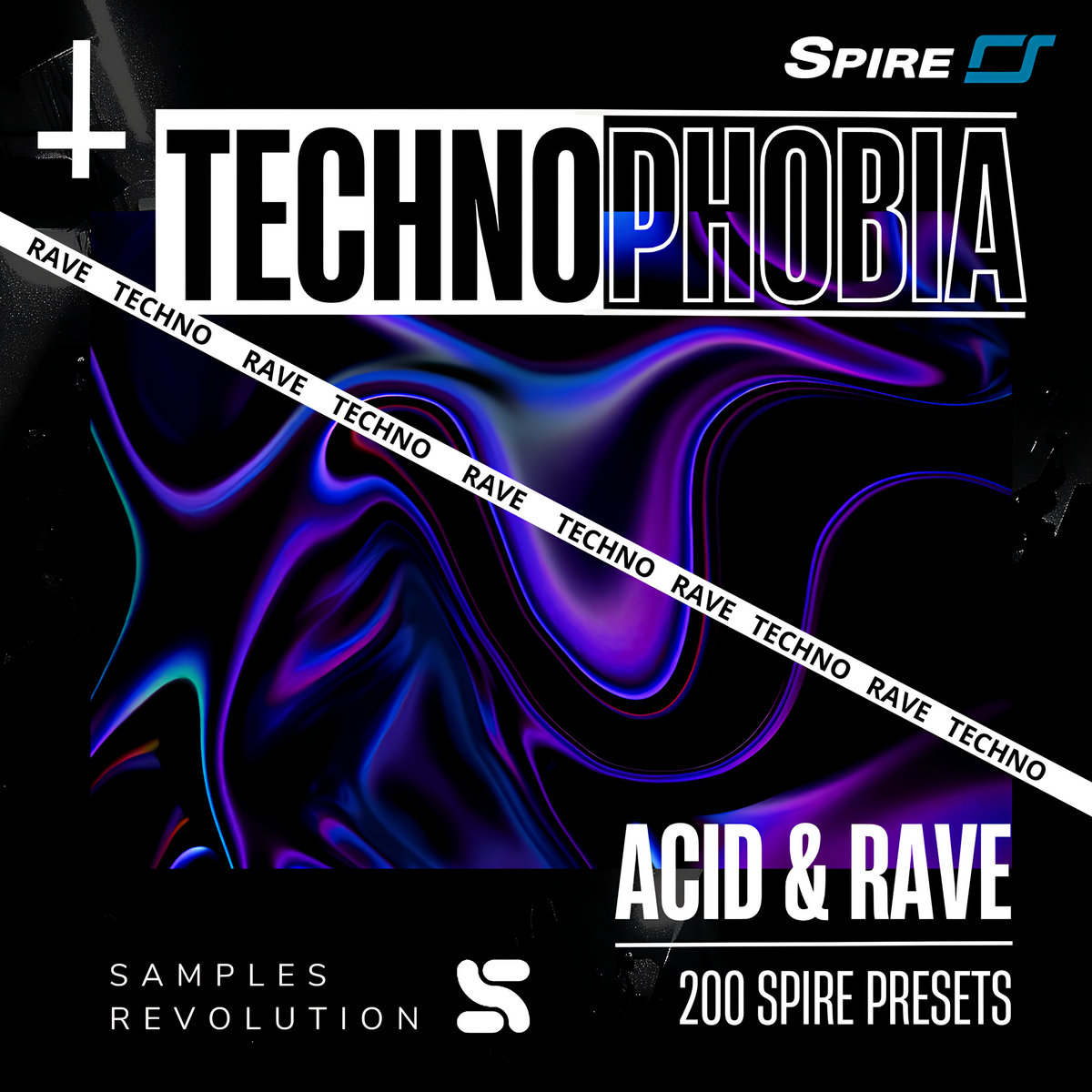 TECHNOPHOBIA - 200 SPIRE PRESETS + FREE FLP DEMO (Rave, Acid, Hard ...