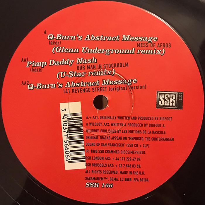 MEPHISTO - Remixes 2 - 3 tracks 12" | Crammed Electronic Archives