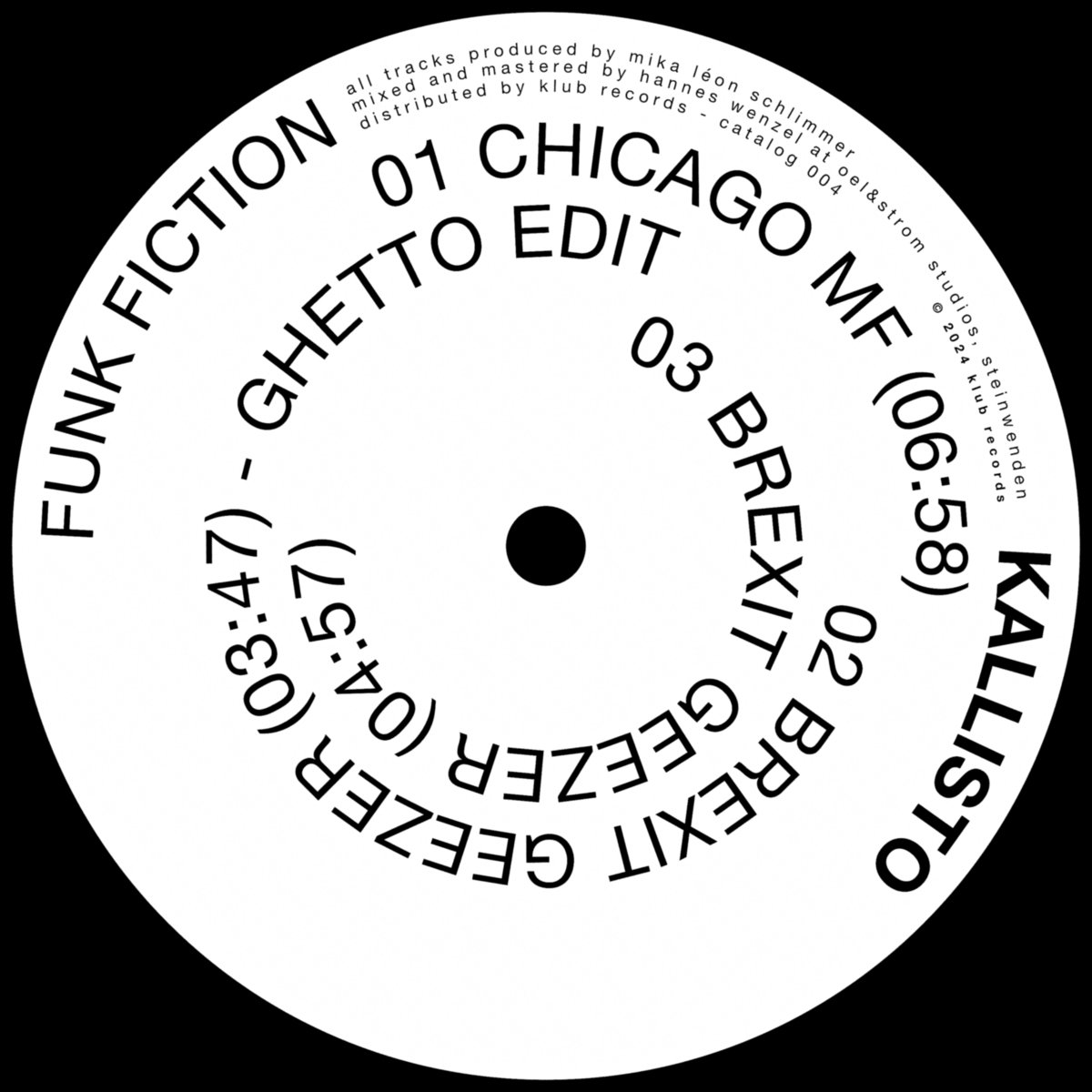 Funk Fiction EP | Kallisto | KLUB Records