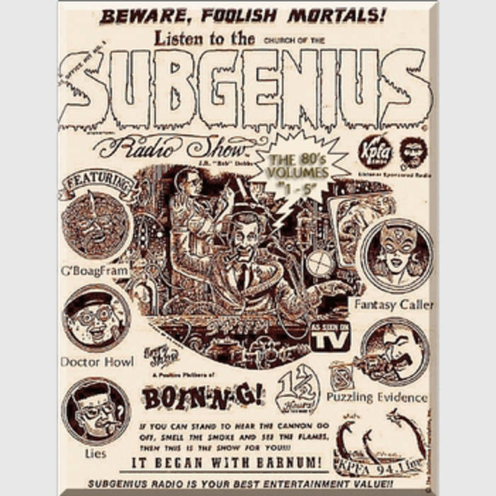 The "Best" of the SubGenius Show - (the 80's) - Volumes 1-5 | NCN ...