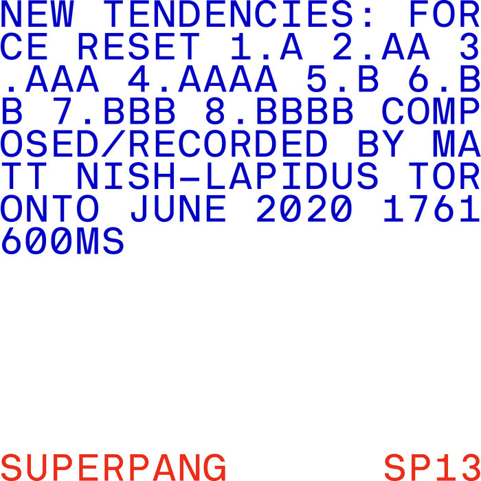 Force Reset | New Tendencies