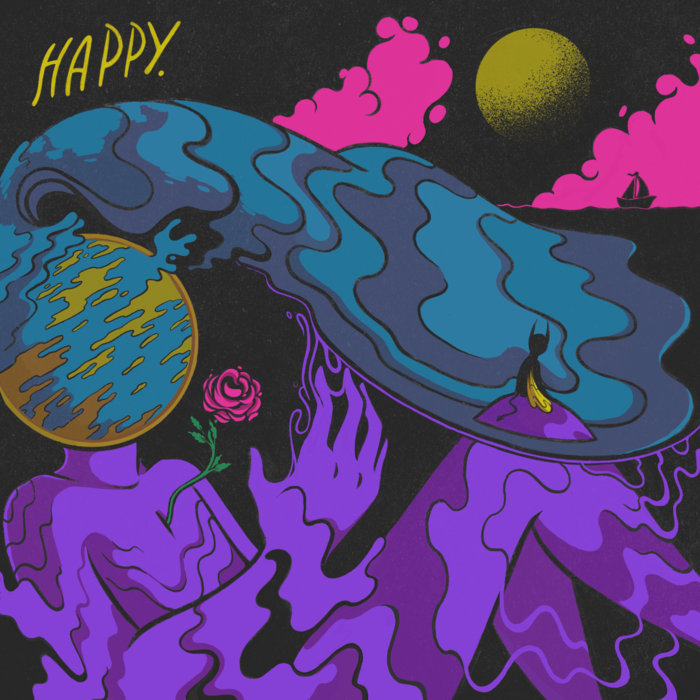 Happy | Purple Negative