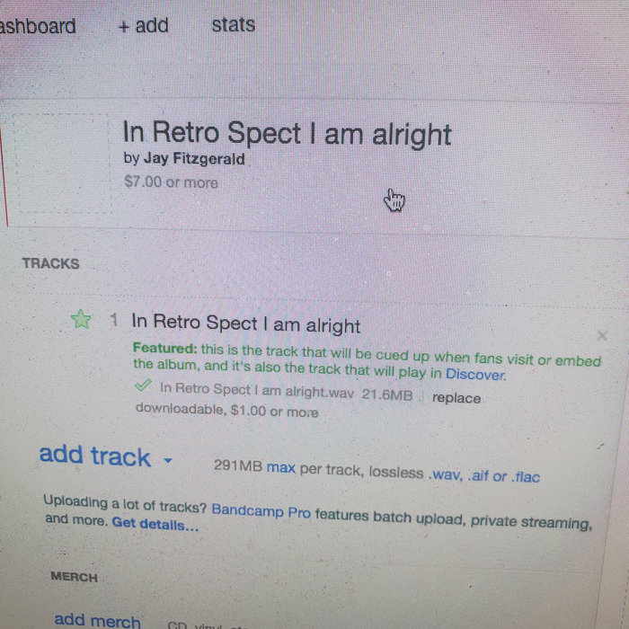 In RetroSpect I am alright | Jay Fitzgerald