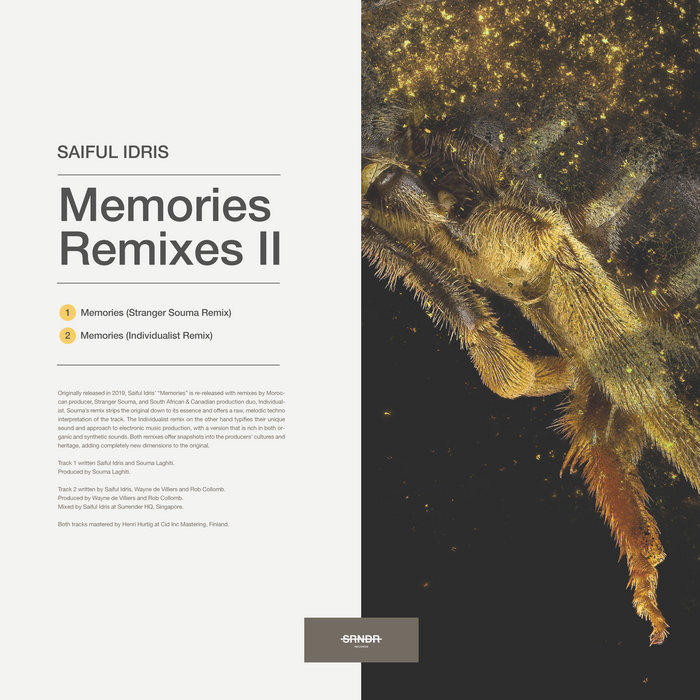 Saiful Idris - Memories Part II (Individualist Remix) | Saiful Idris ...