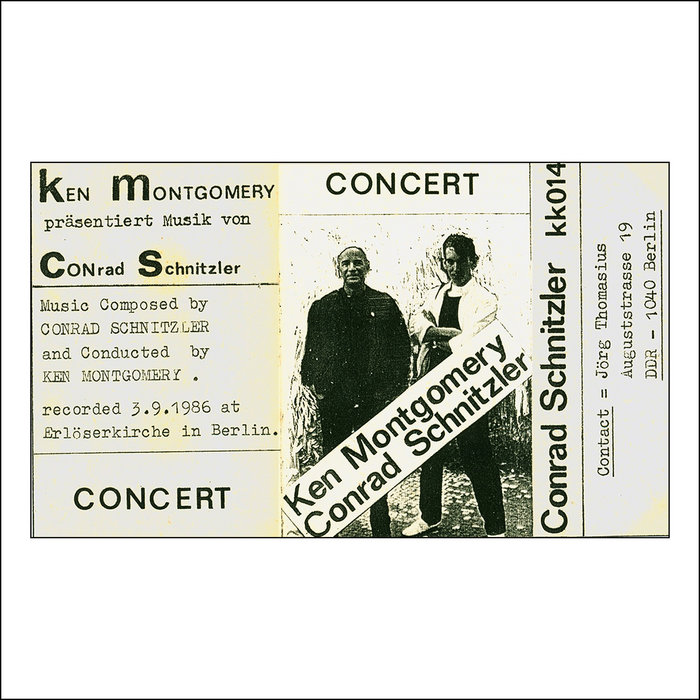 CONRAD SCHNITZLER / KEN MONTGOMERY - Concert Live Erlöserkirche ...
