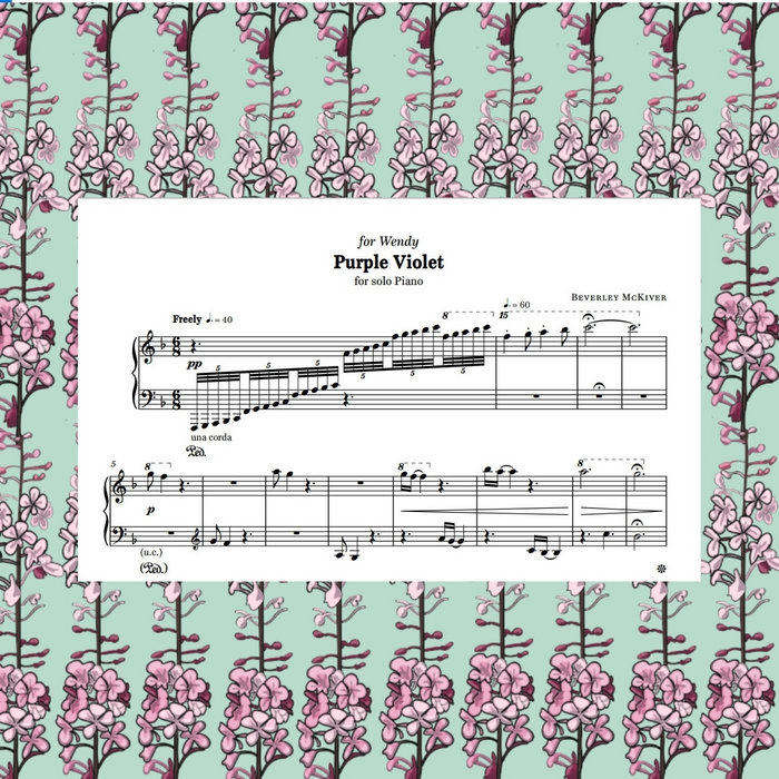 Purple Violet (New Brunswick) Sheet Music | Beverley McKiver