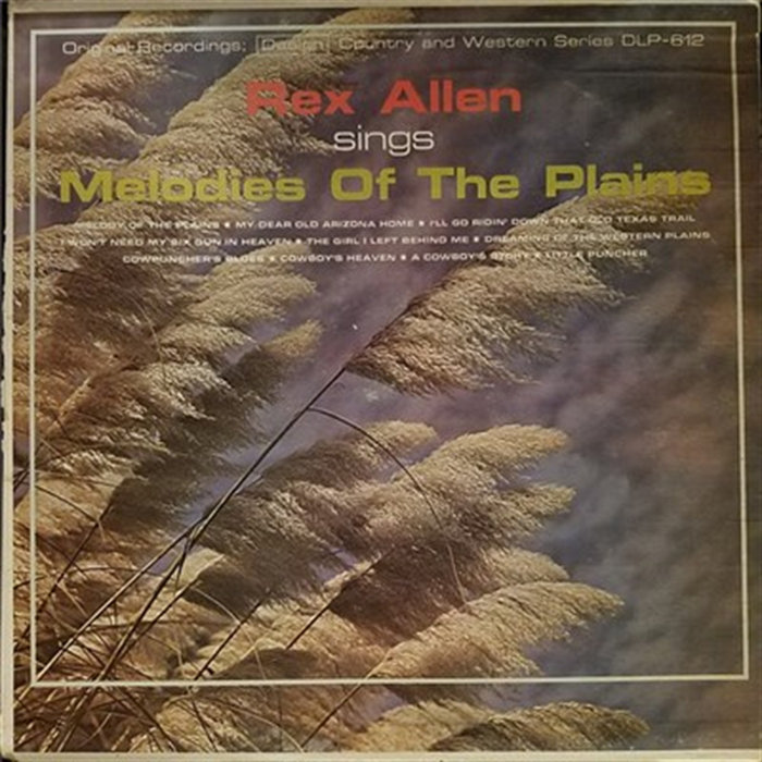 Rex Allen Sings Melodies Of The Plains | Rex Allen