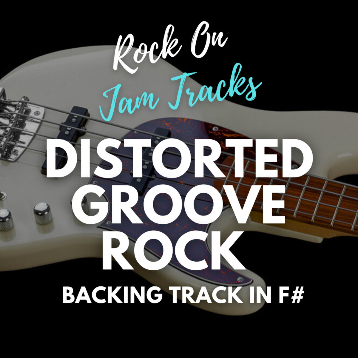 Distorted Groove Rock Guitar Backing Track In F# Minor | Rock On Jam Tracks