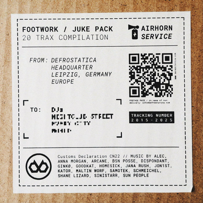 DICAX Footwork Juke Pack | Various Artists | Defrostatica