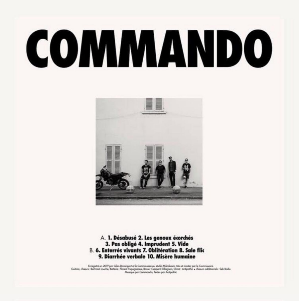 COMMANDO - Les Genoux Ecorchés | OFFSIDE RECORDS
