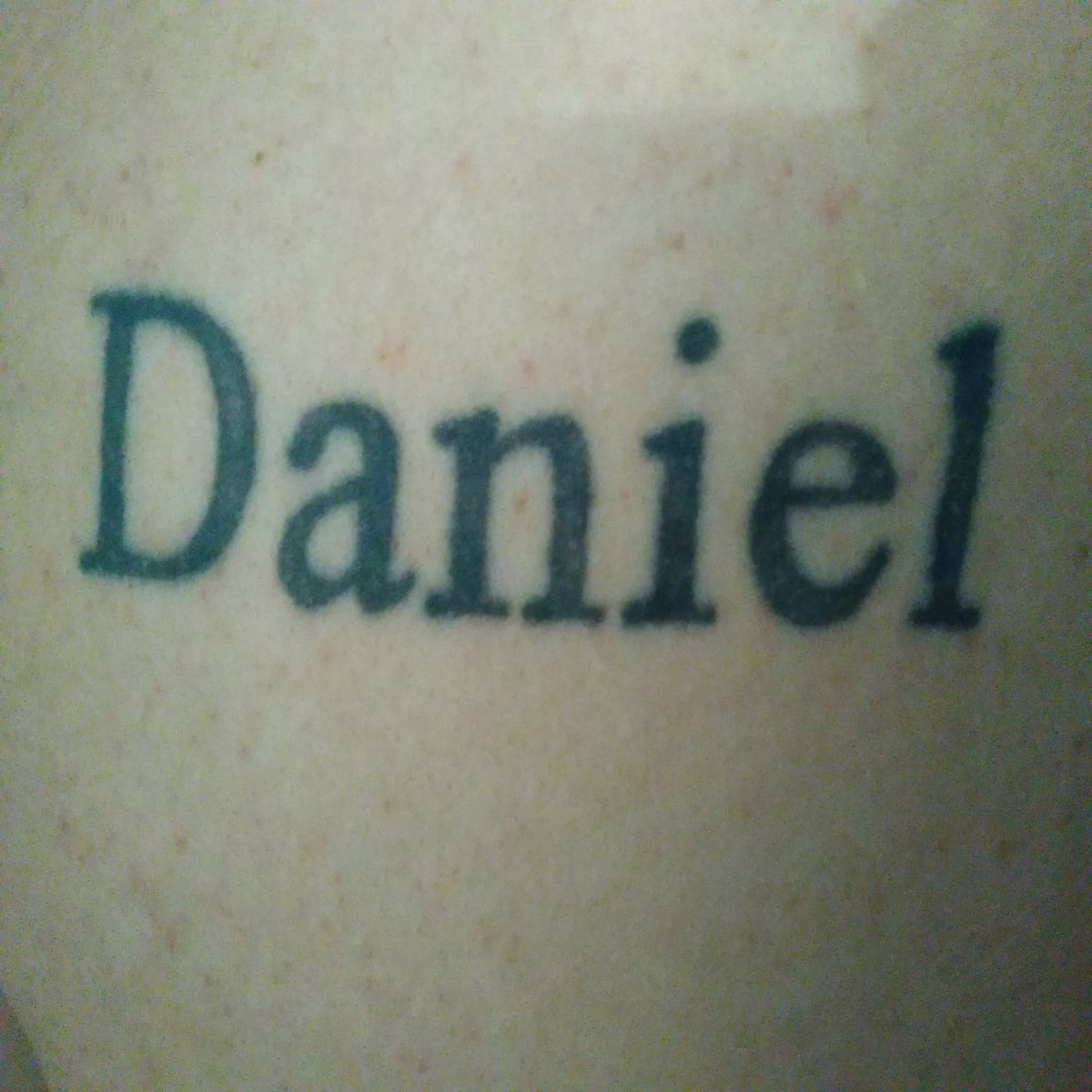 The Name Daniel In Cursive