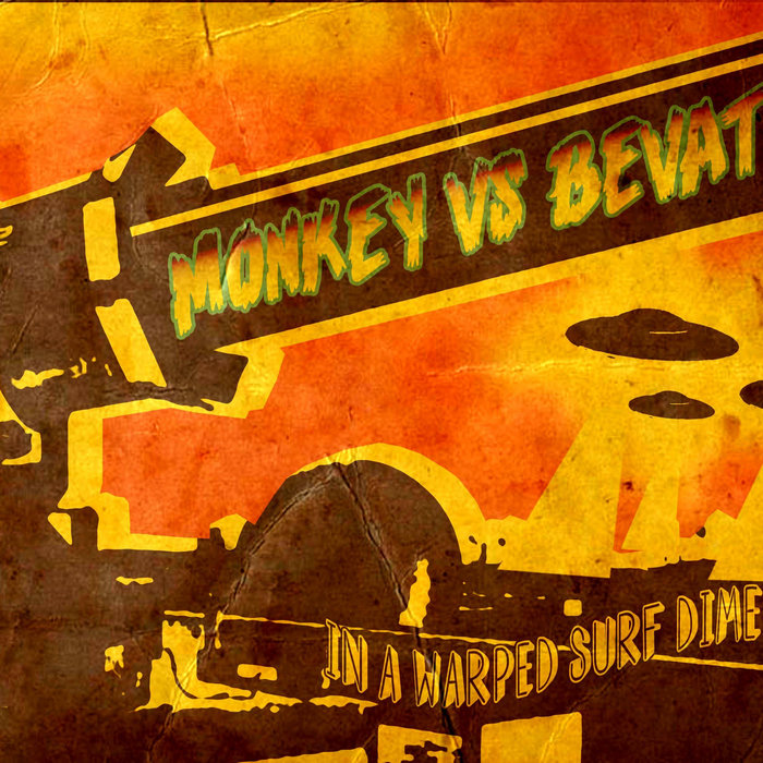 In a warped surf dimension | Monkey vs bevatron | monkey vs bevatron
