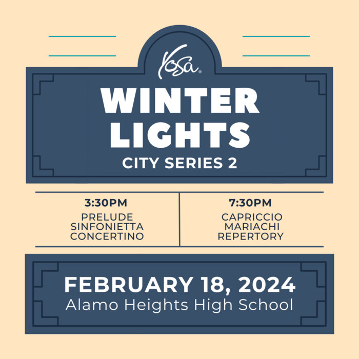 YOSA City Series 2B Winter 2024 | YOSA - Youth Orchestras of San Antonio
