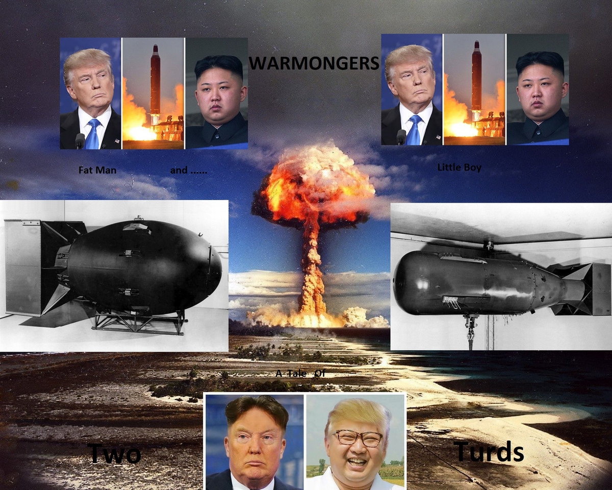 WARMONGERS/ Fat Man and Little Boy a Tale of Two Turds. | Andrew Thomas ...