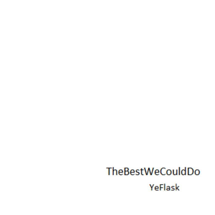 The Best We Could Do | Ye Flask