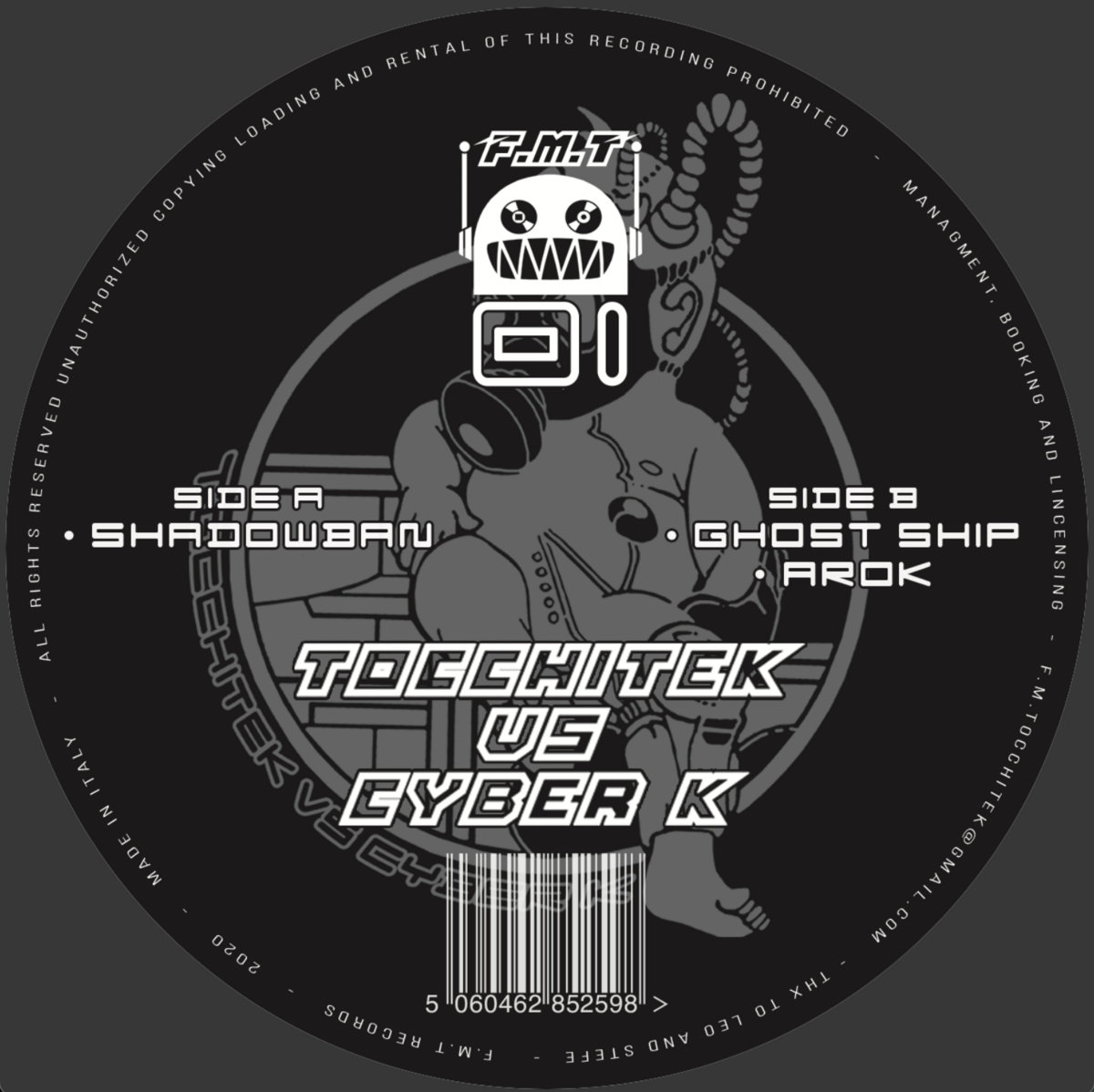 F.M.T01_Tocchitek Vs Cyber K | Cyber K, Tocchitek | F.M.T Records