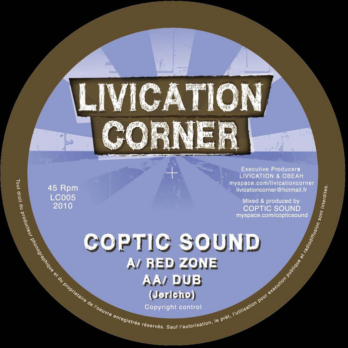 COPTIC SOUND - RED ZONE - LIVICATION CORNER - LC005 | LIVICATION CORNER ...