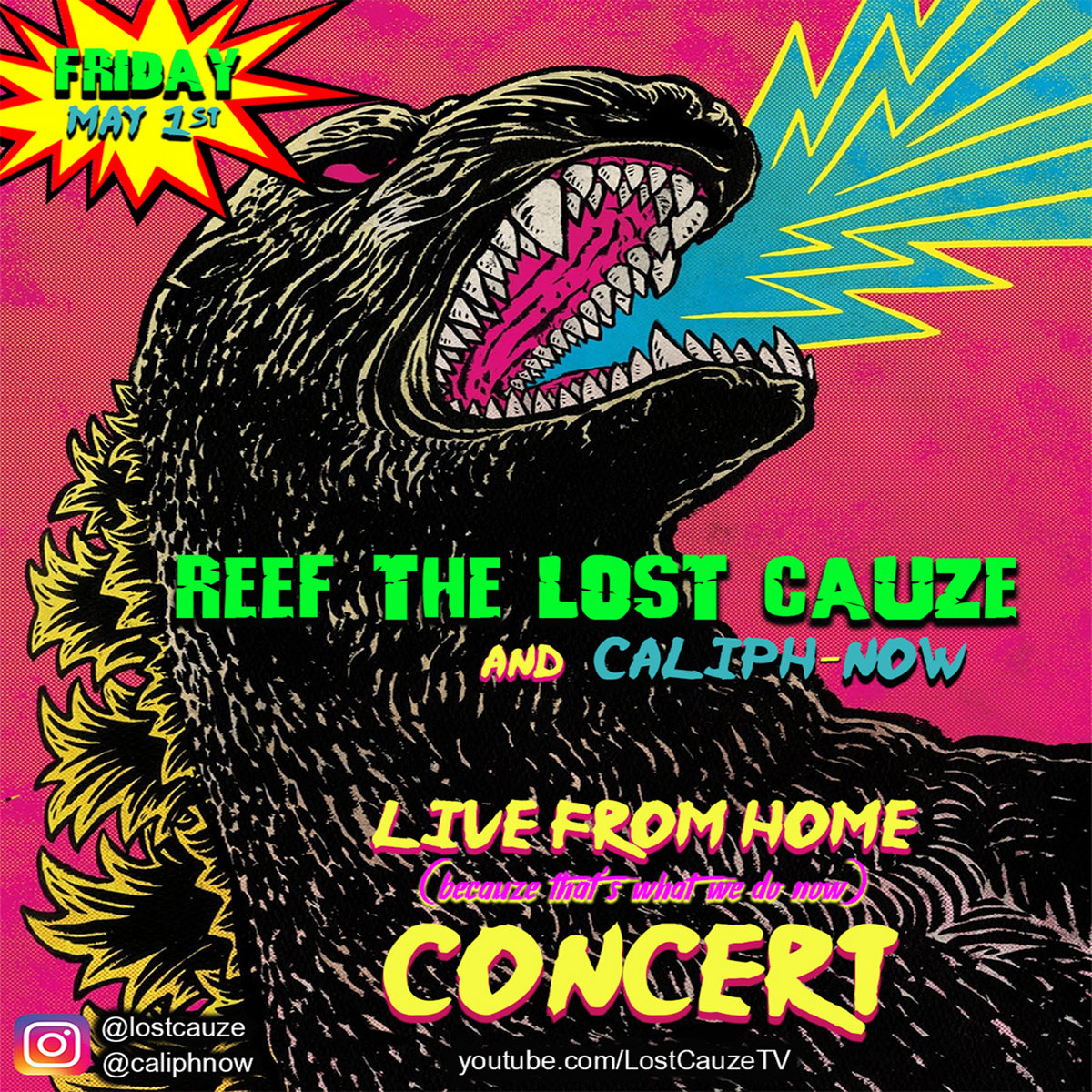 Stay AT Home (Because That's What We Do Now) Concert | Reef The Lost Cauze