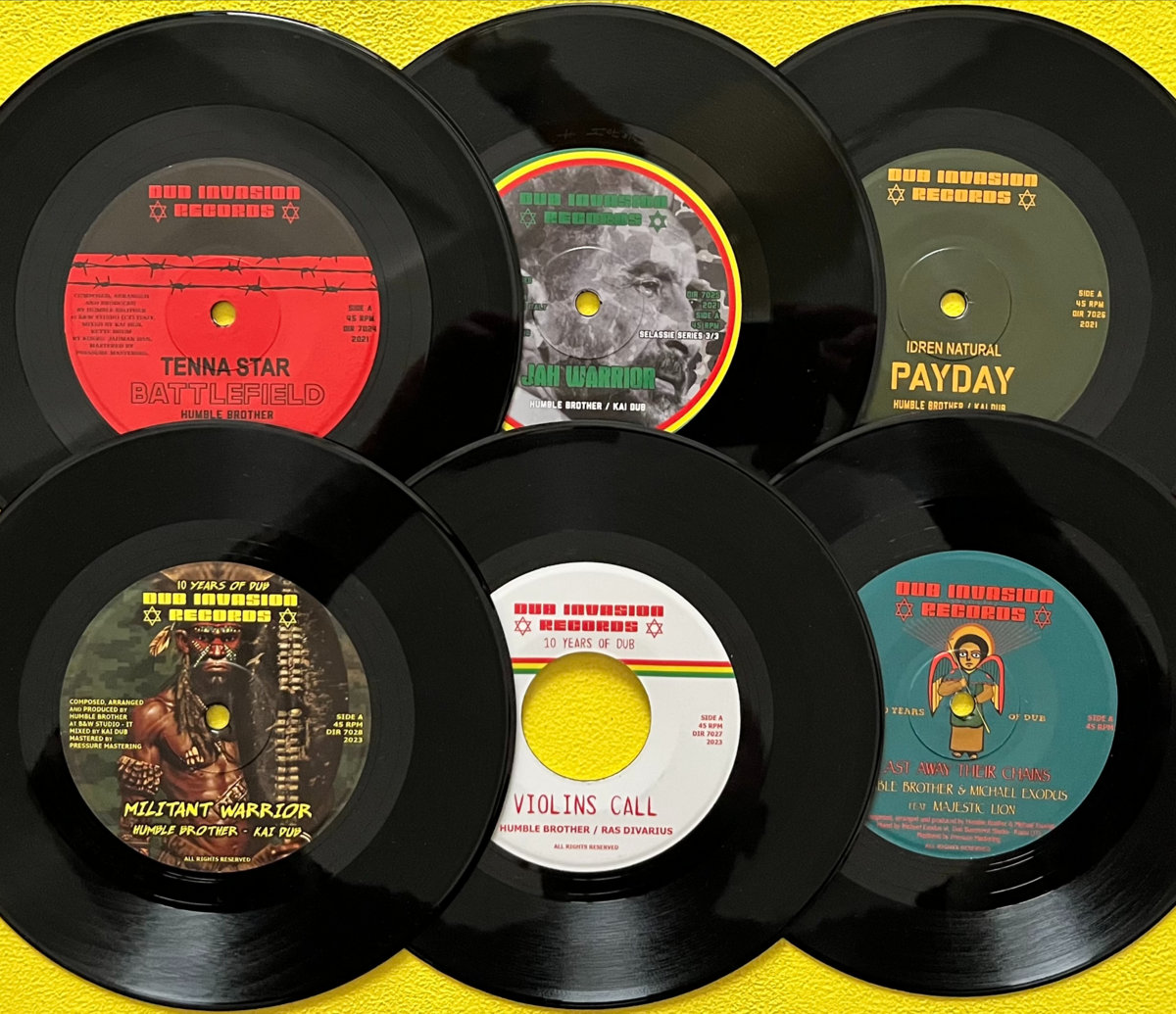 6 x 7" VINYL BOX SET | DUB INVASION RECORDS