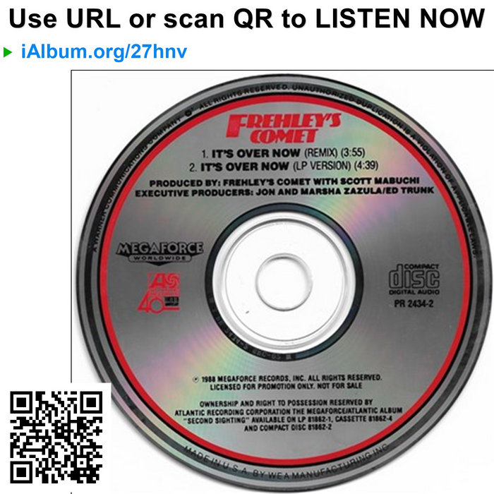 Its Over Now Remix | Frehley's Comet