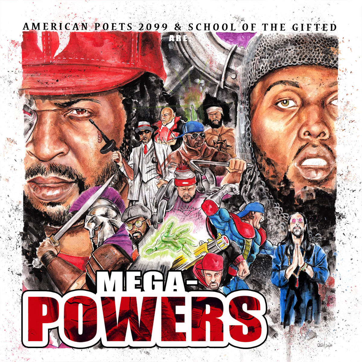 Mega Powers: American Poets 2099 Vs School of the Gifted | Mega-Powers ...