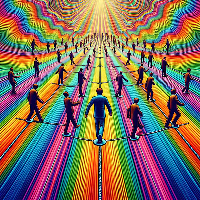 Tightrope | Rainbow Bridge Vibratory Color / Sound Experiment