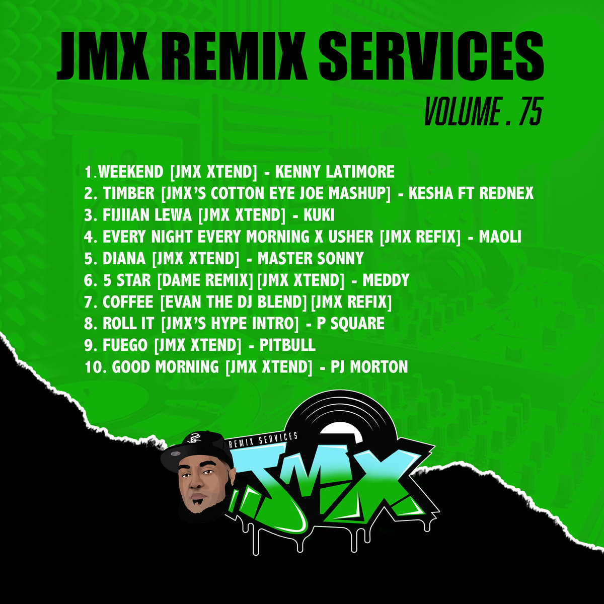 JMX REMIX SERVICES VOLUME.75 | DJ J-MIXX GC