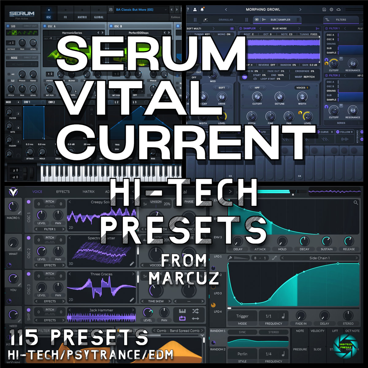 HiTech Preset Pack - Serum/Vital/Current - 115 Presets | MARCUZ ...