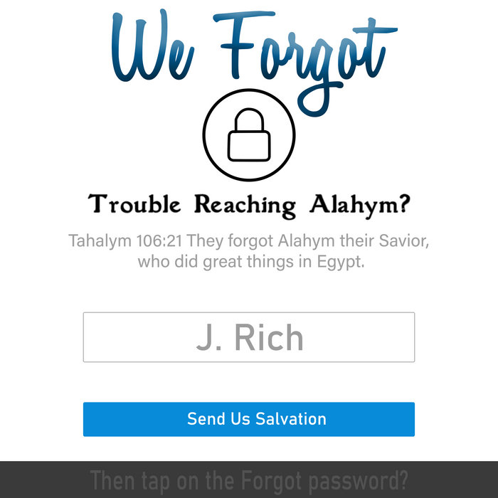 We Forgot | J. Rich