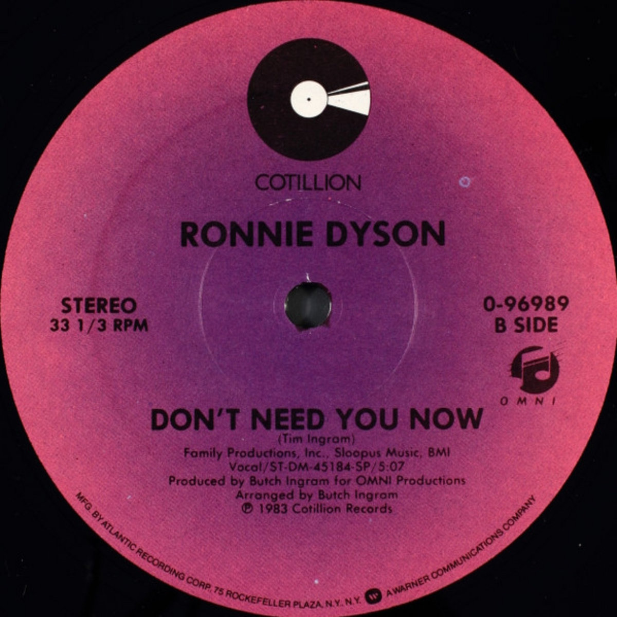 Ronnie Dyson – Don't Need You Now (Extended Vocal Version) | HerrickG