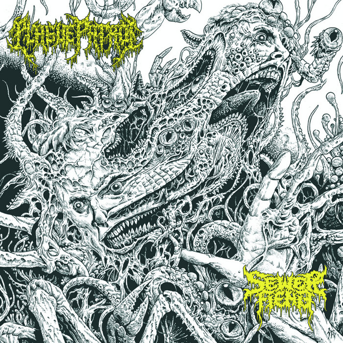 SEWER FIEND / PLAGUE PATROL split LP | Psychocontrol records